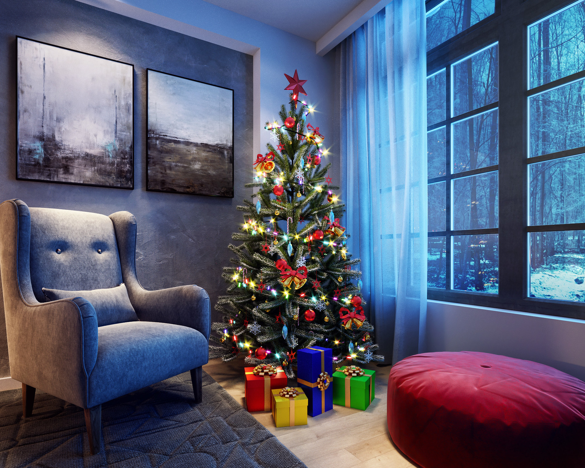 ArtStation - Christmas Tree