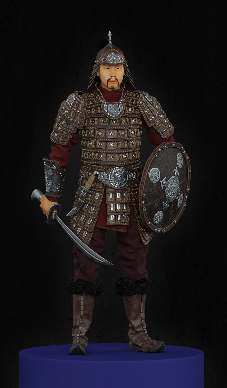 ArtStation - Asian warrior props