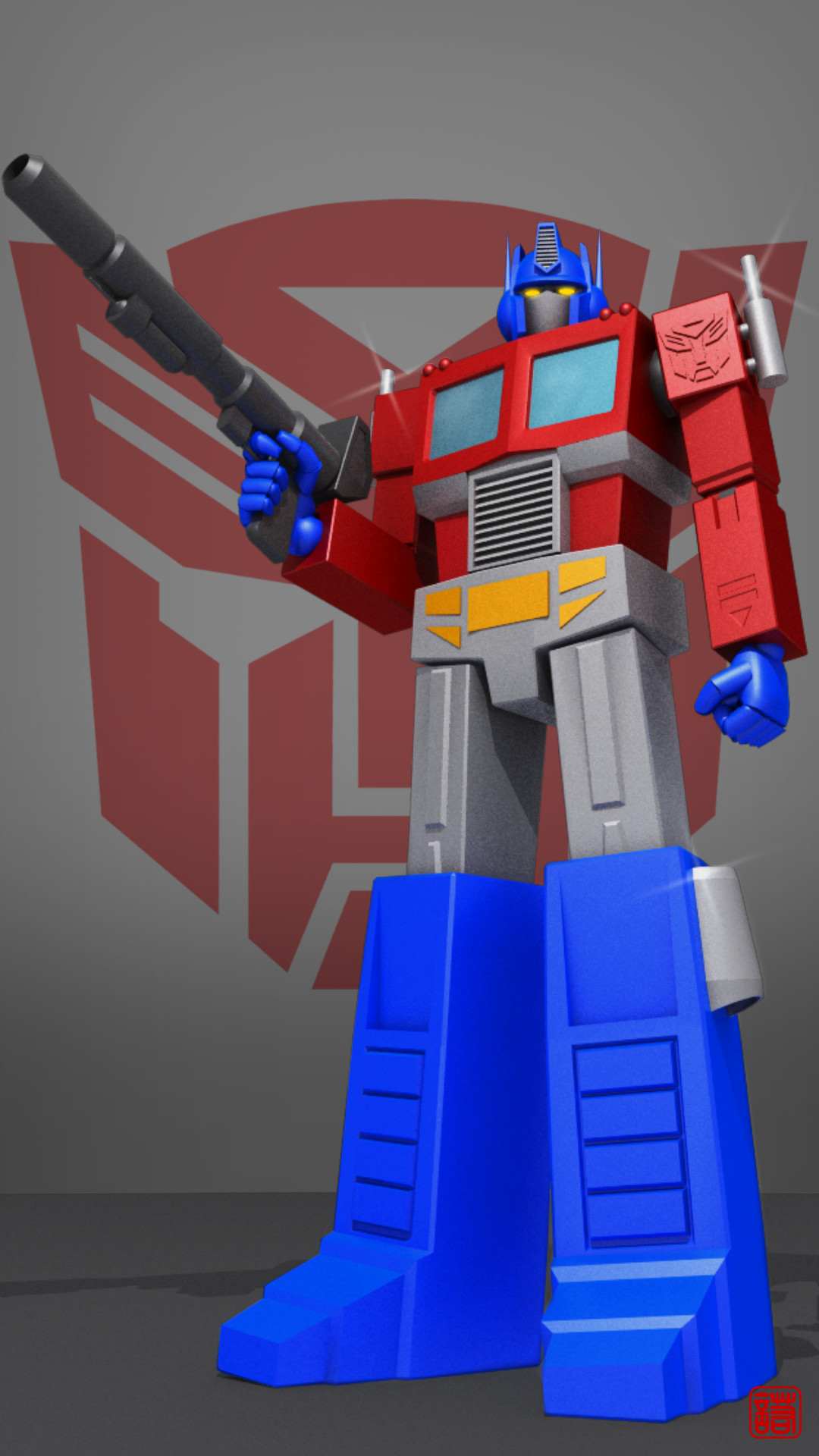 Lok (Oscar) Chow - Transformers - Optimus Prime G1 Design
