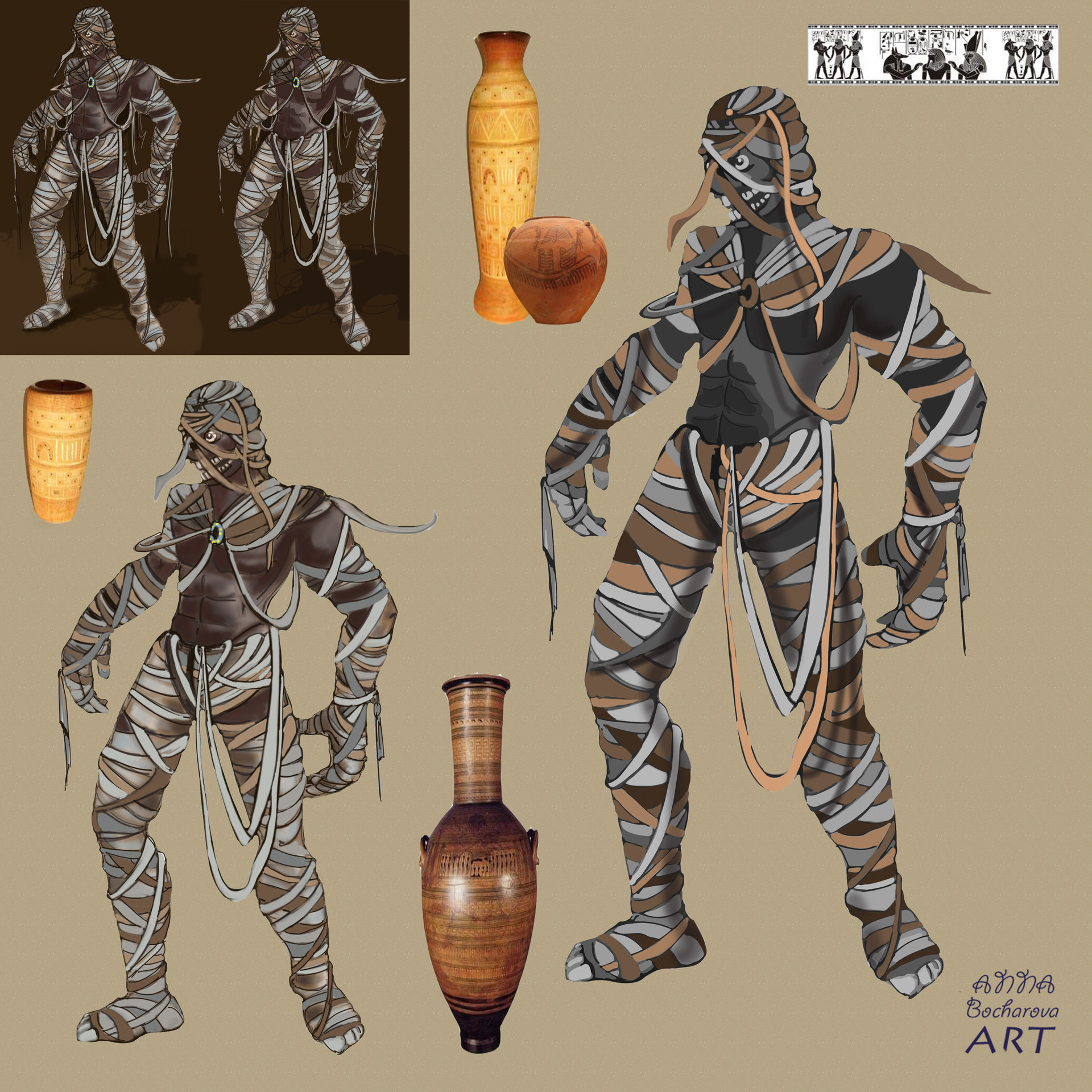 ArtStation - Mummy Concept Art