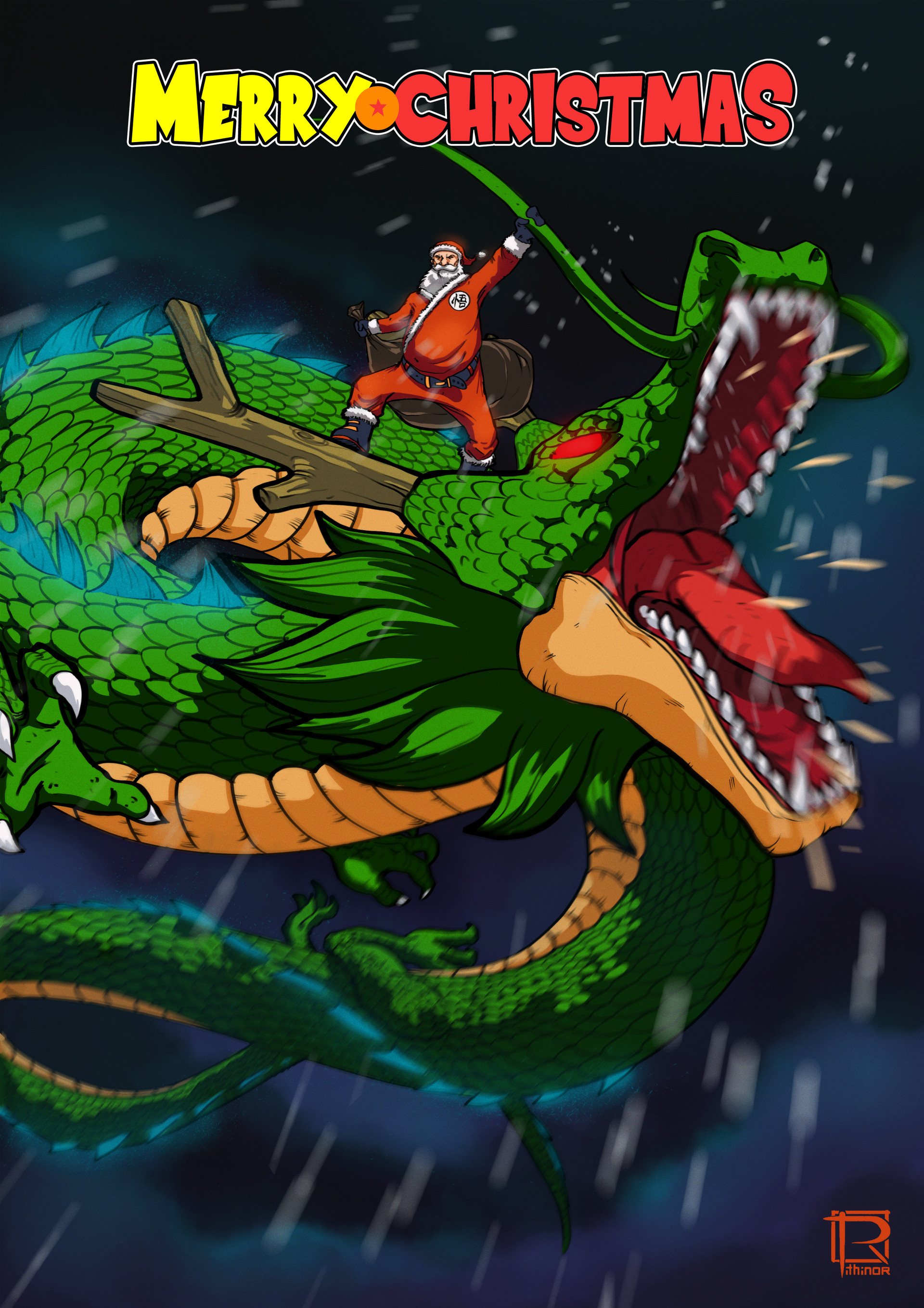 ArtStation - Saiyan Santa