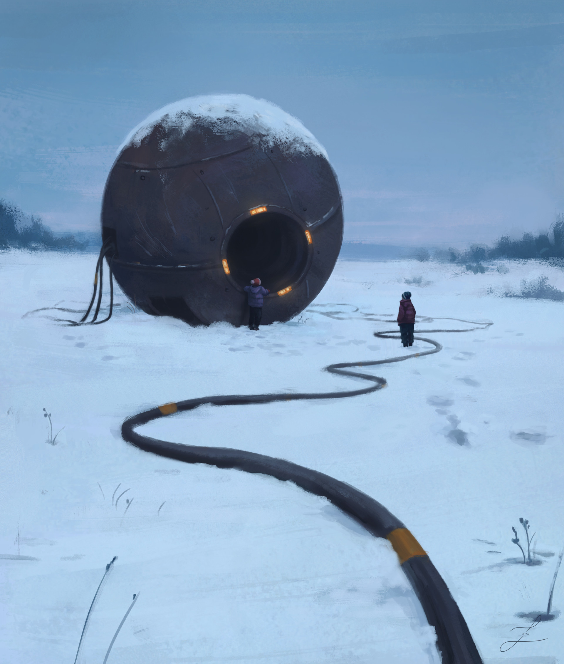ArtStation - Snow Field.