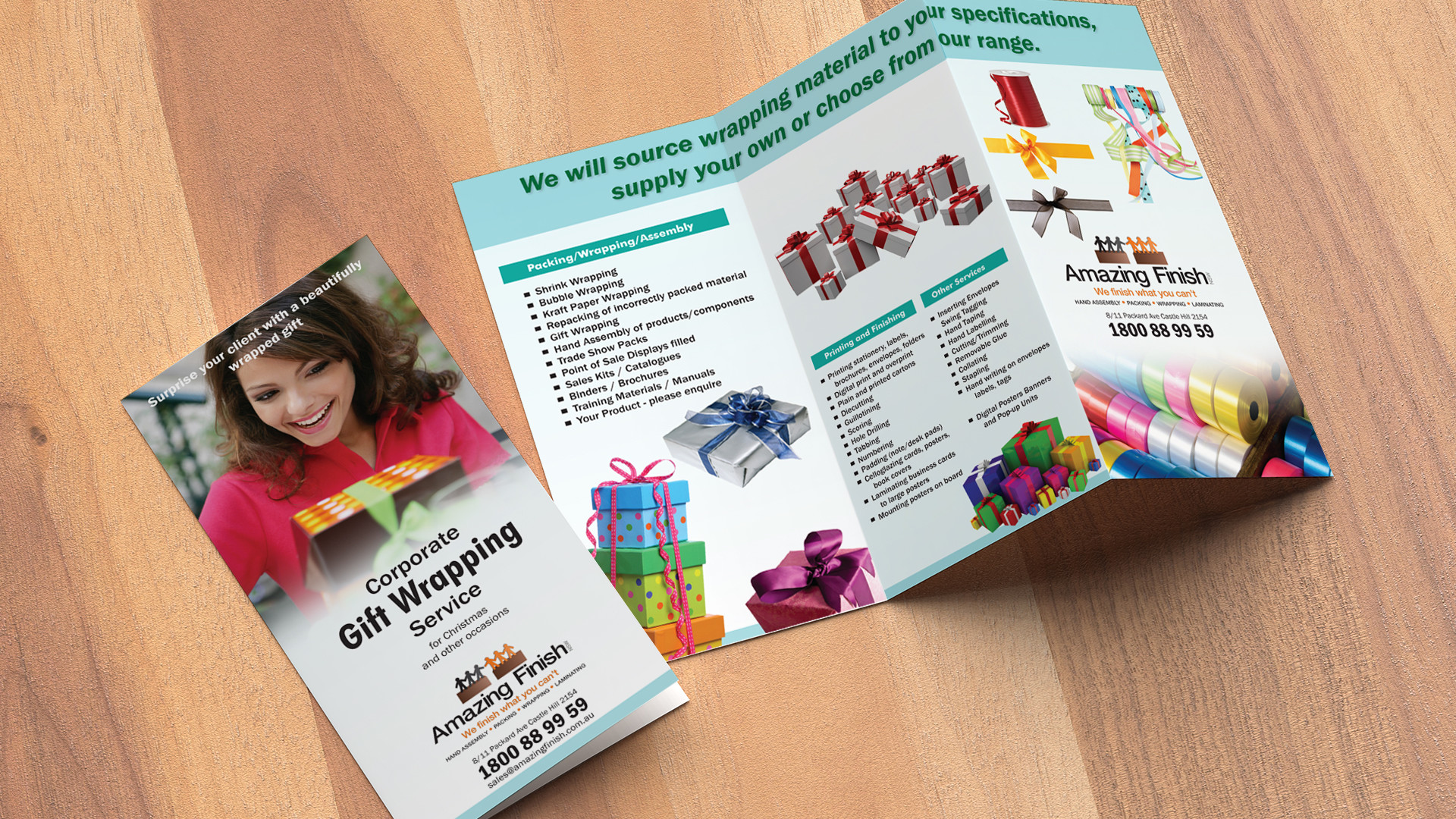 ArtStation - 3-fold Brochure for Amazing Finish