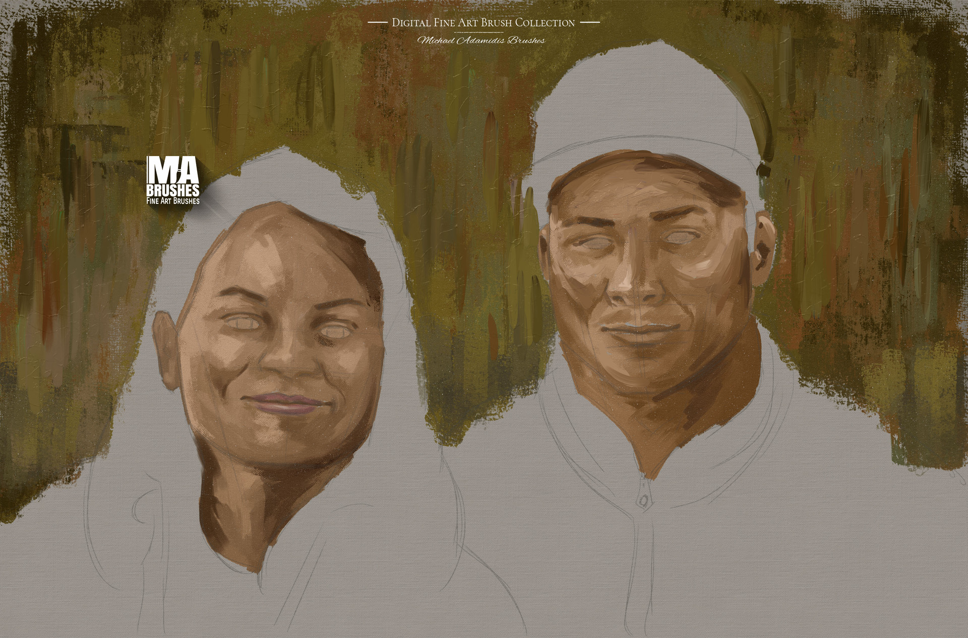 ArtStation - Most realistic and authentic Photoshop Oil & Acrylic Brushes