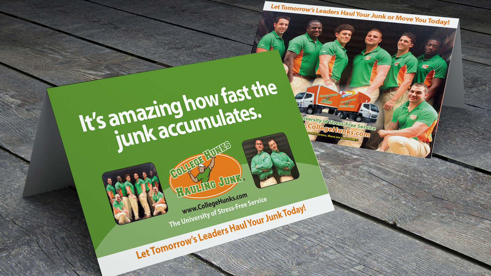 Kim Moro - Postcard created for College Hunk Hauling Junk