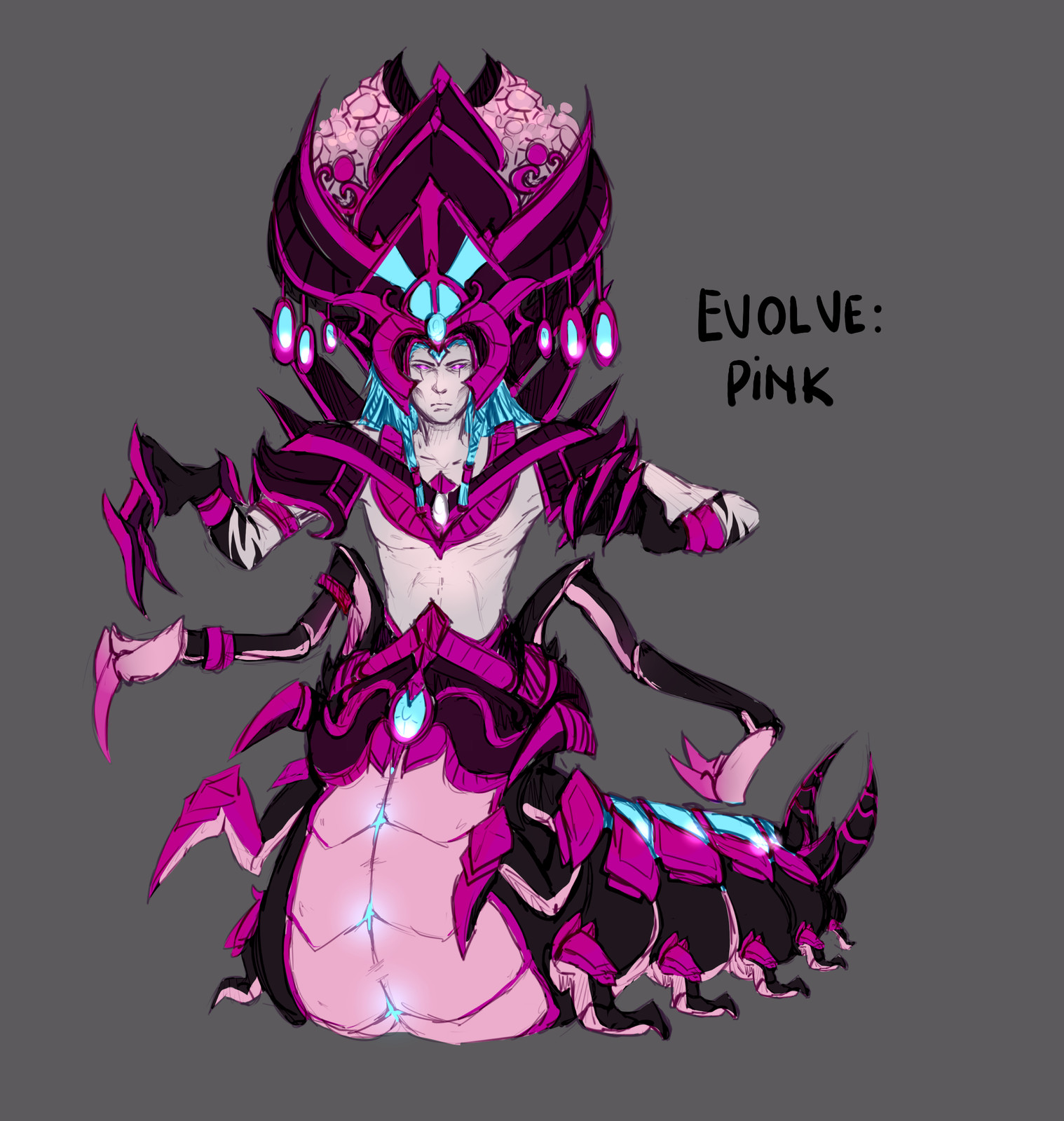 Reina H. - CRYPTKEEPER ABATHUR - fan concept skin (Heroes of the Storm)