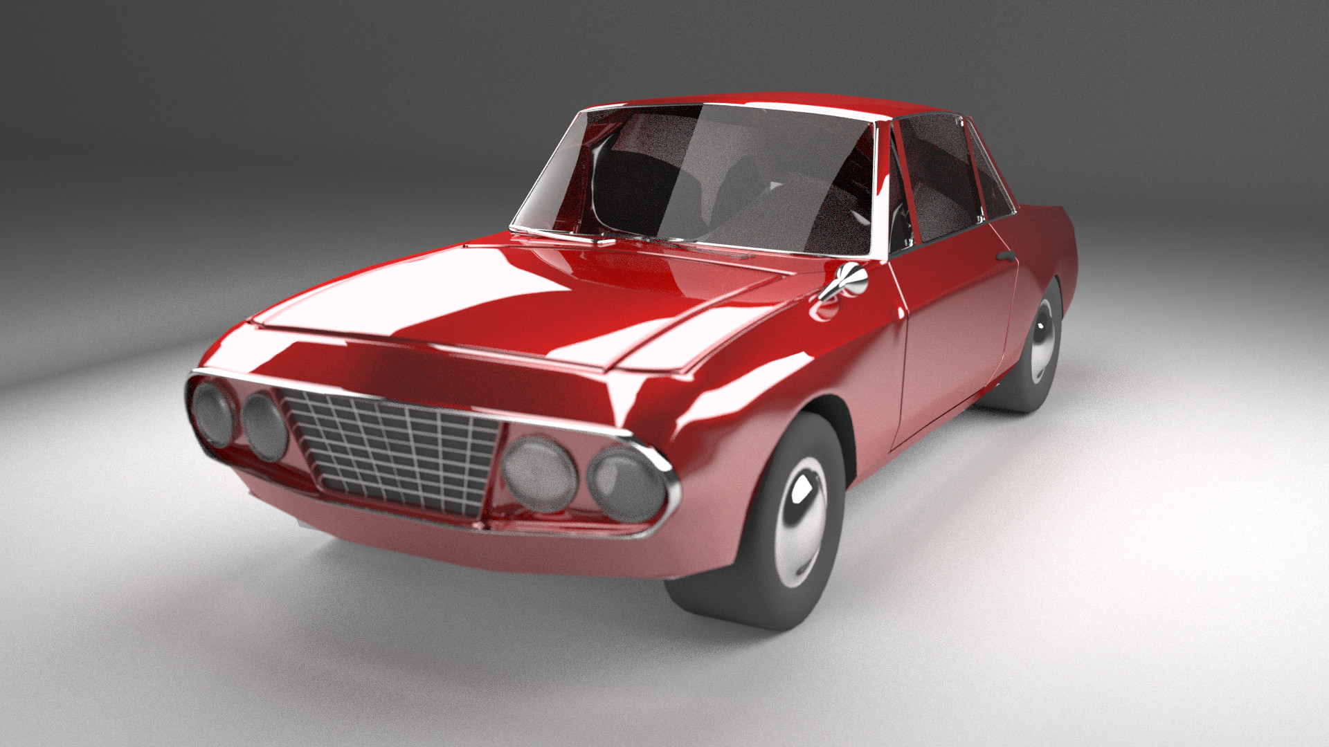 ArtStation - 60s car
