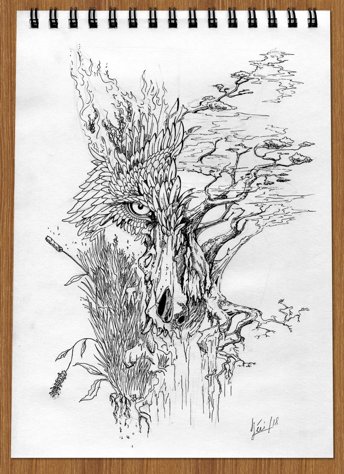 ArtStation - Wolf elemental