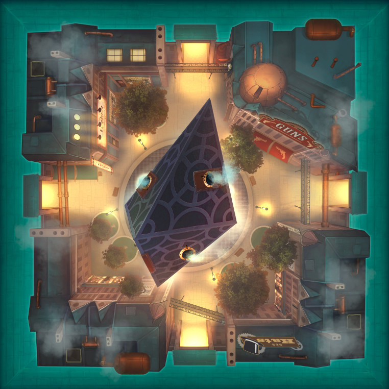 ArtStation - Central square