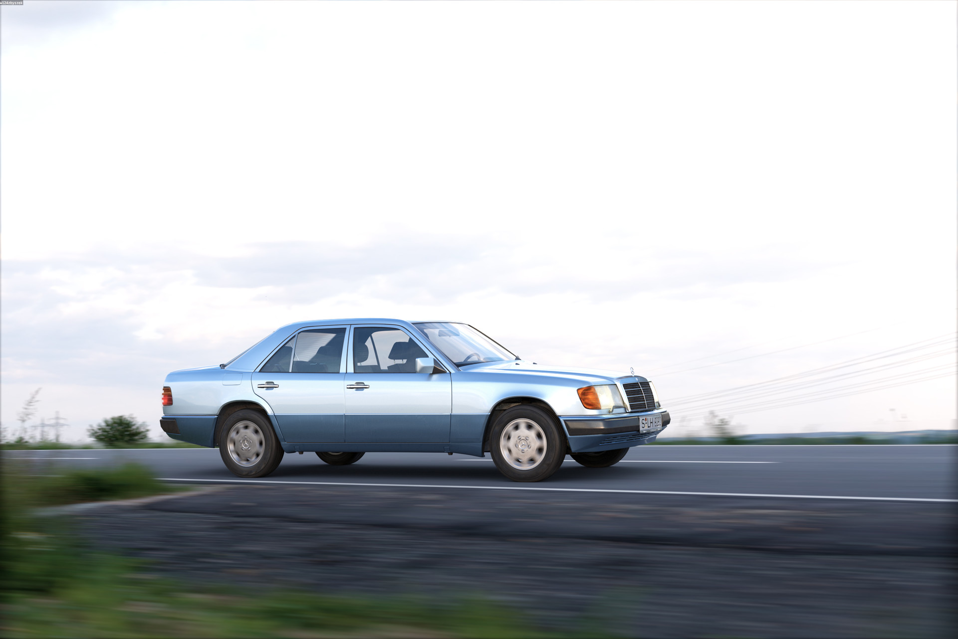 ArtStation - Mercedes W124