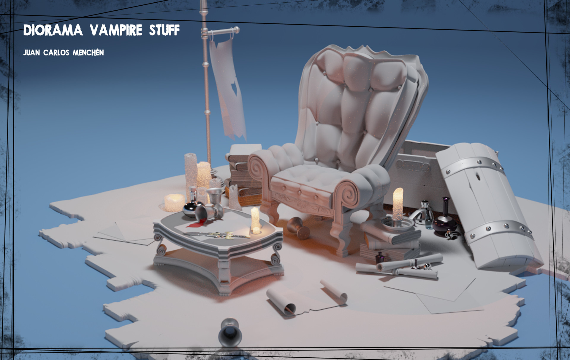 ArtStation - DIORAMA VAMPIRE