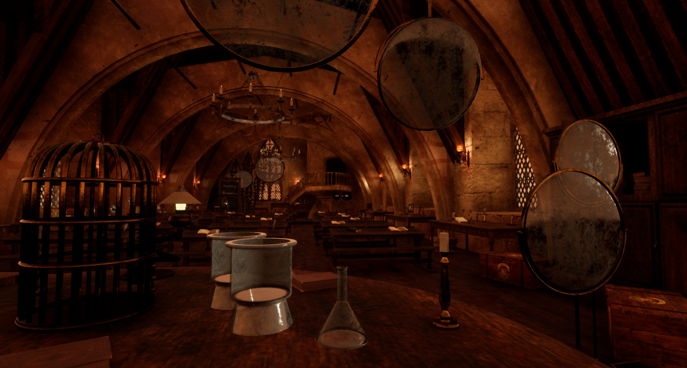 Defense Against The Dark Arts Classroom