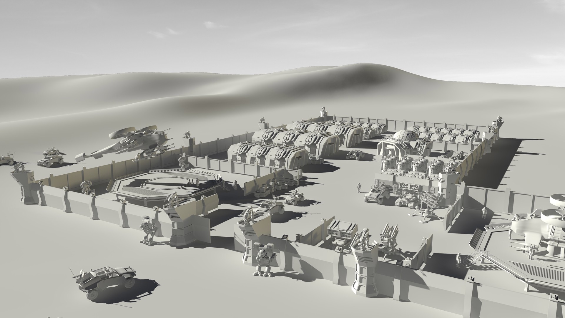 Kris Bergthorson - Concept off world FOB