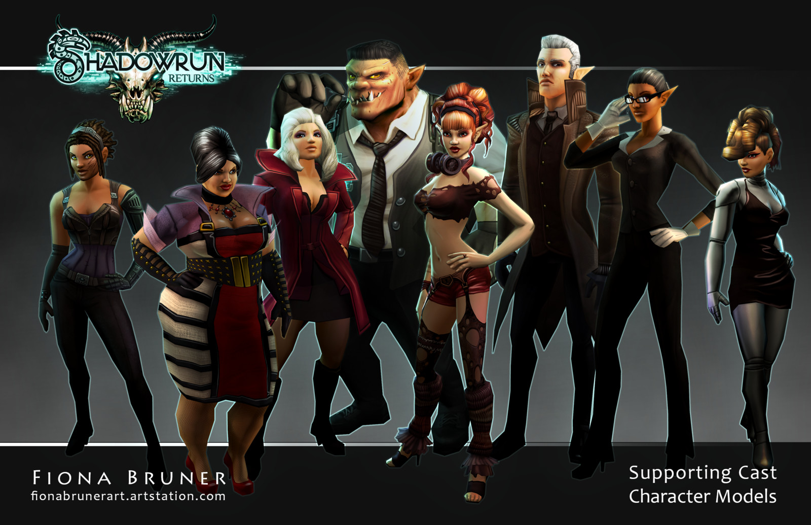Fiona Bruner - Characters of Shadowrun Returns