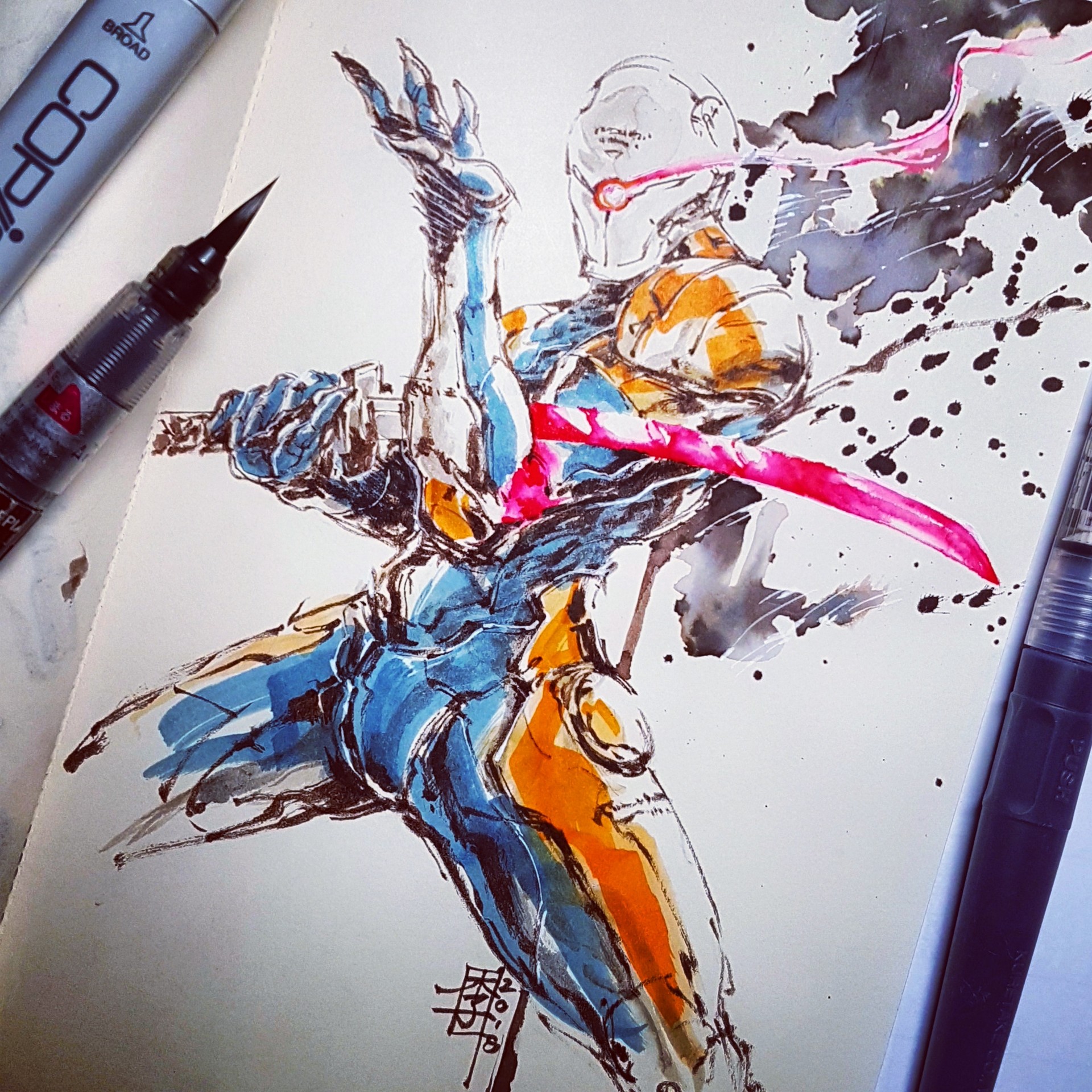 ArtStation - A cornered Fox is more dangerous than a jackal!