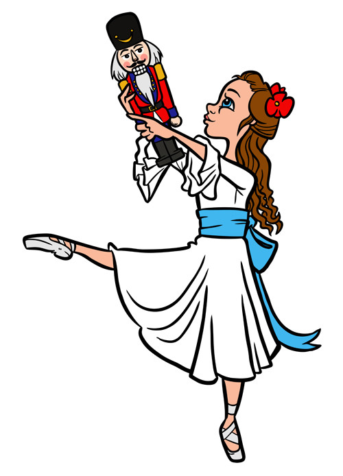nutcracker cartoon drawing