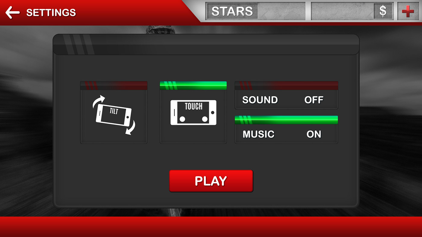 ArtStation - bike Game ui