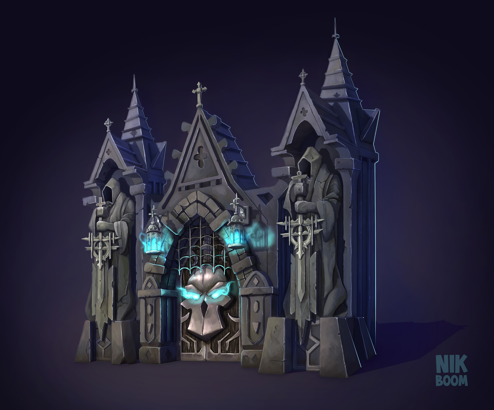 ArtStation - Gothic gate