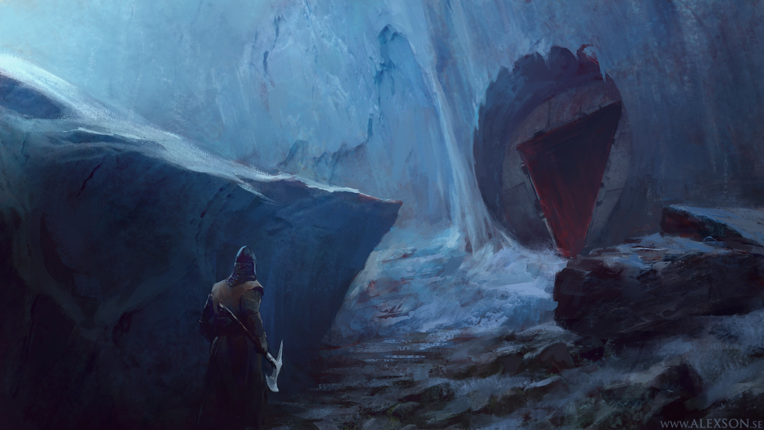 ArtStation - Icewall entrance