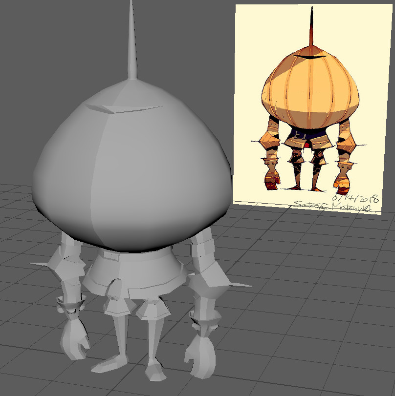 Travis Fisk - Onion Golem - Fan Sculpt