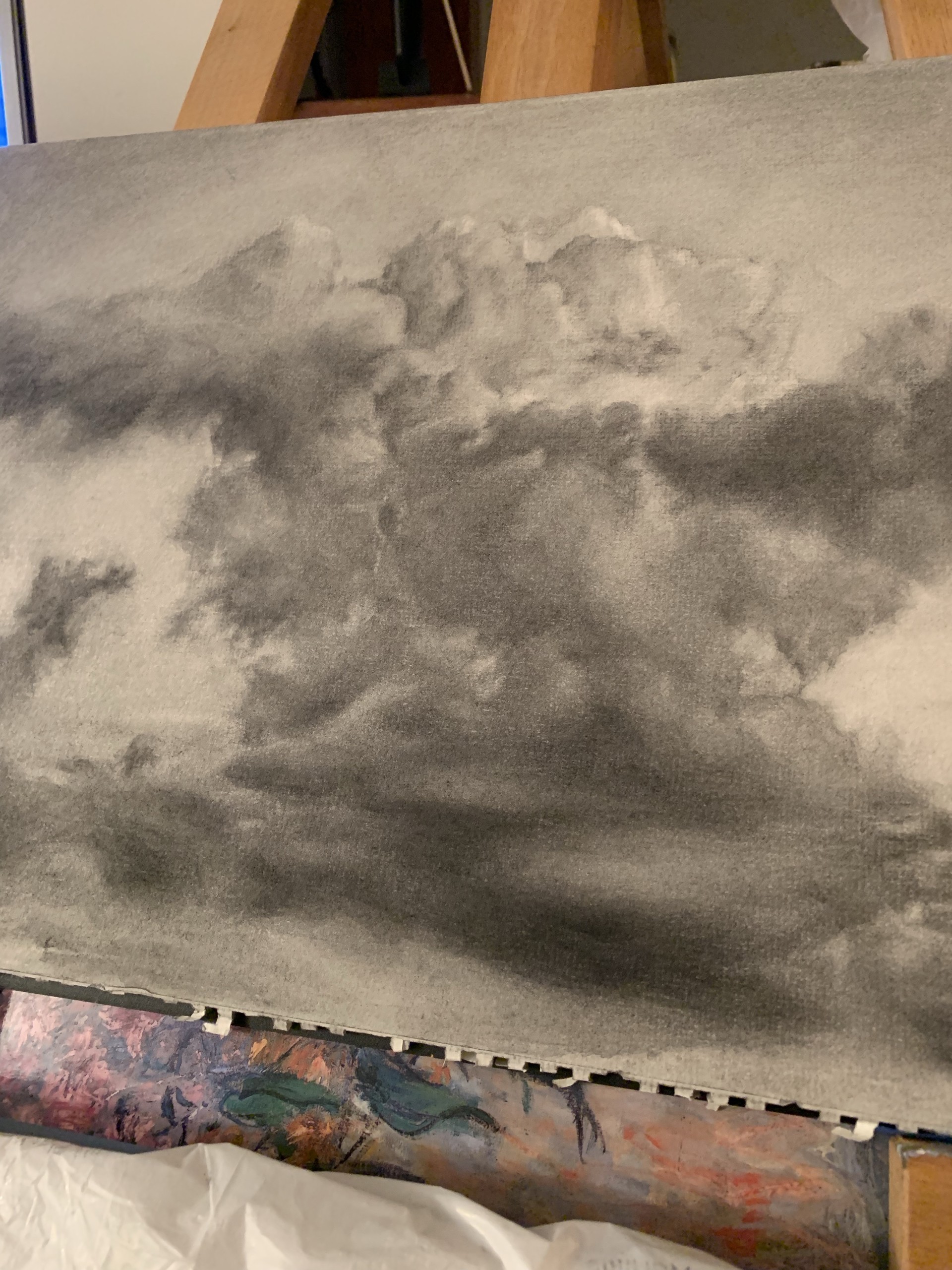 Jared Simeth - Charcoal Drawings