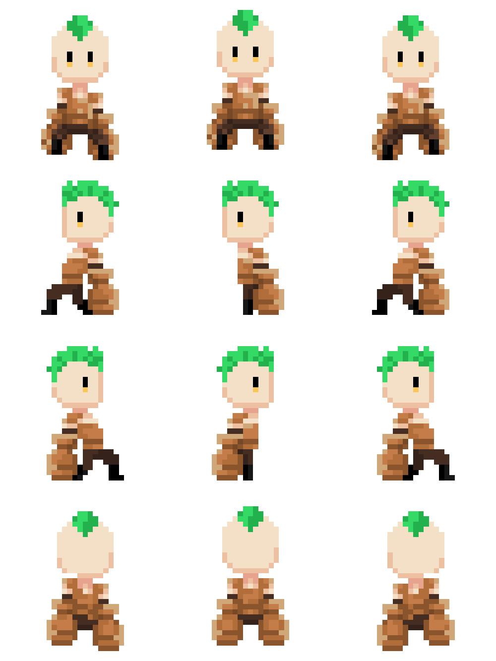 HappilyUniqueSquid - Walk sprites for SteamCore