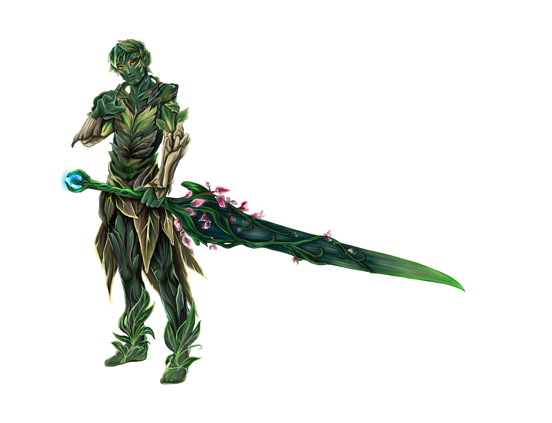 Stephanie Sigel - Trehearne, Maguuma Jungle (Guild Wars 2 Fanart)