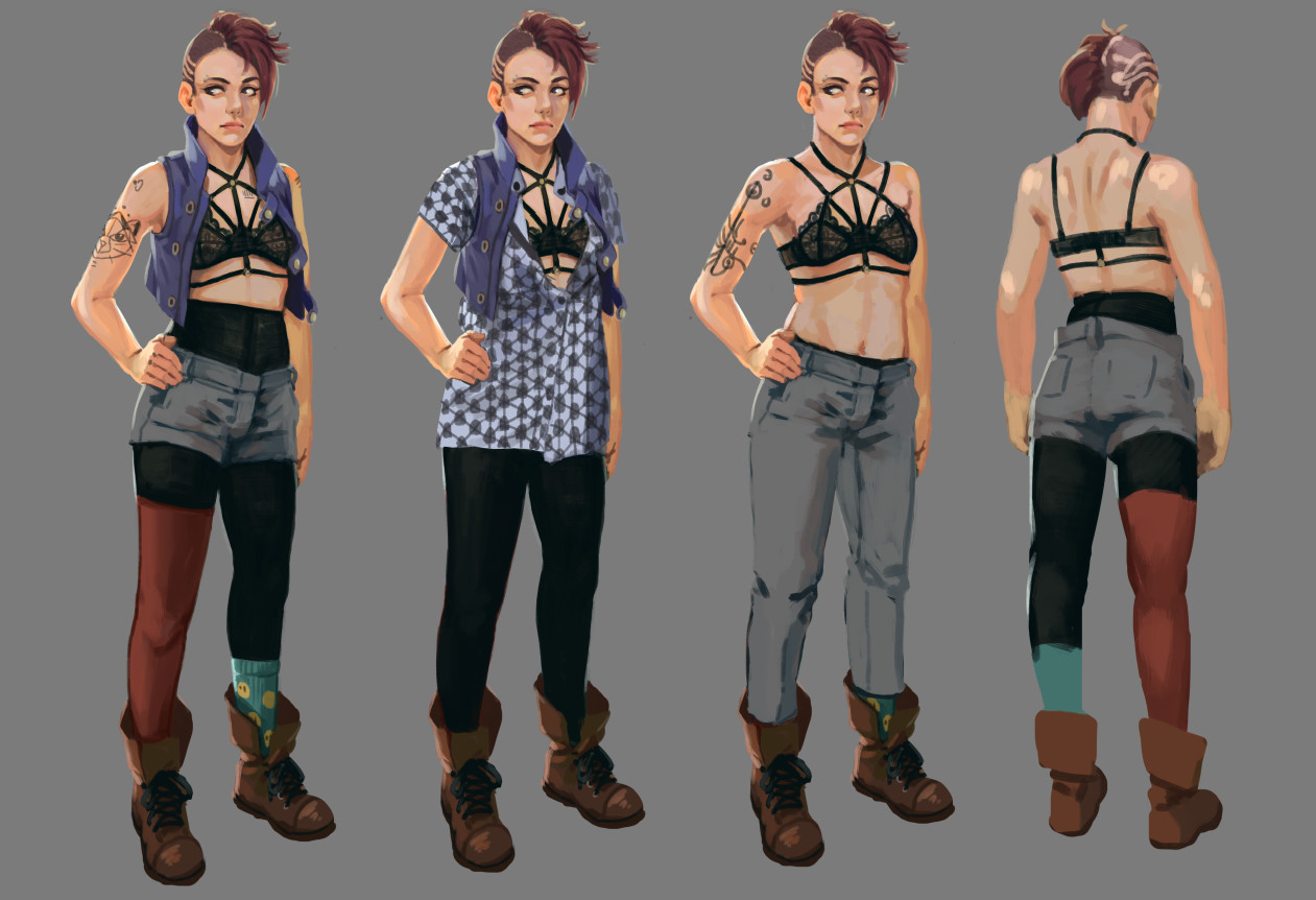 ArtStation - Cyberpunk Character Designs