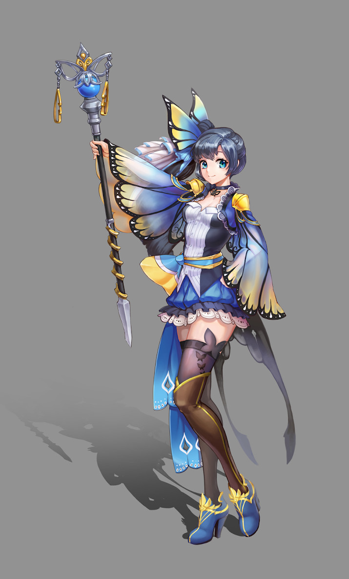 ArtStation - Butterfly Summoner Mage