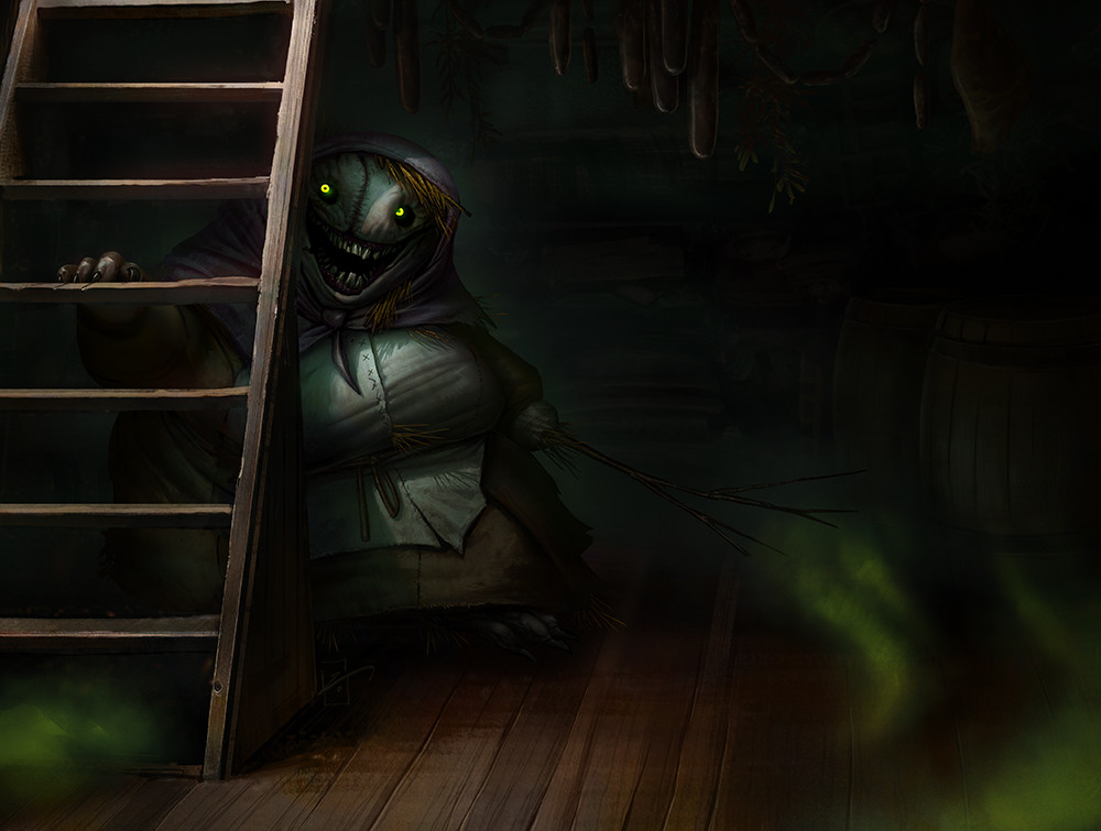 "Wicker Witch" by Izzy Medrano : r/ImaginaryMonsters