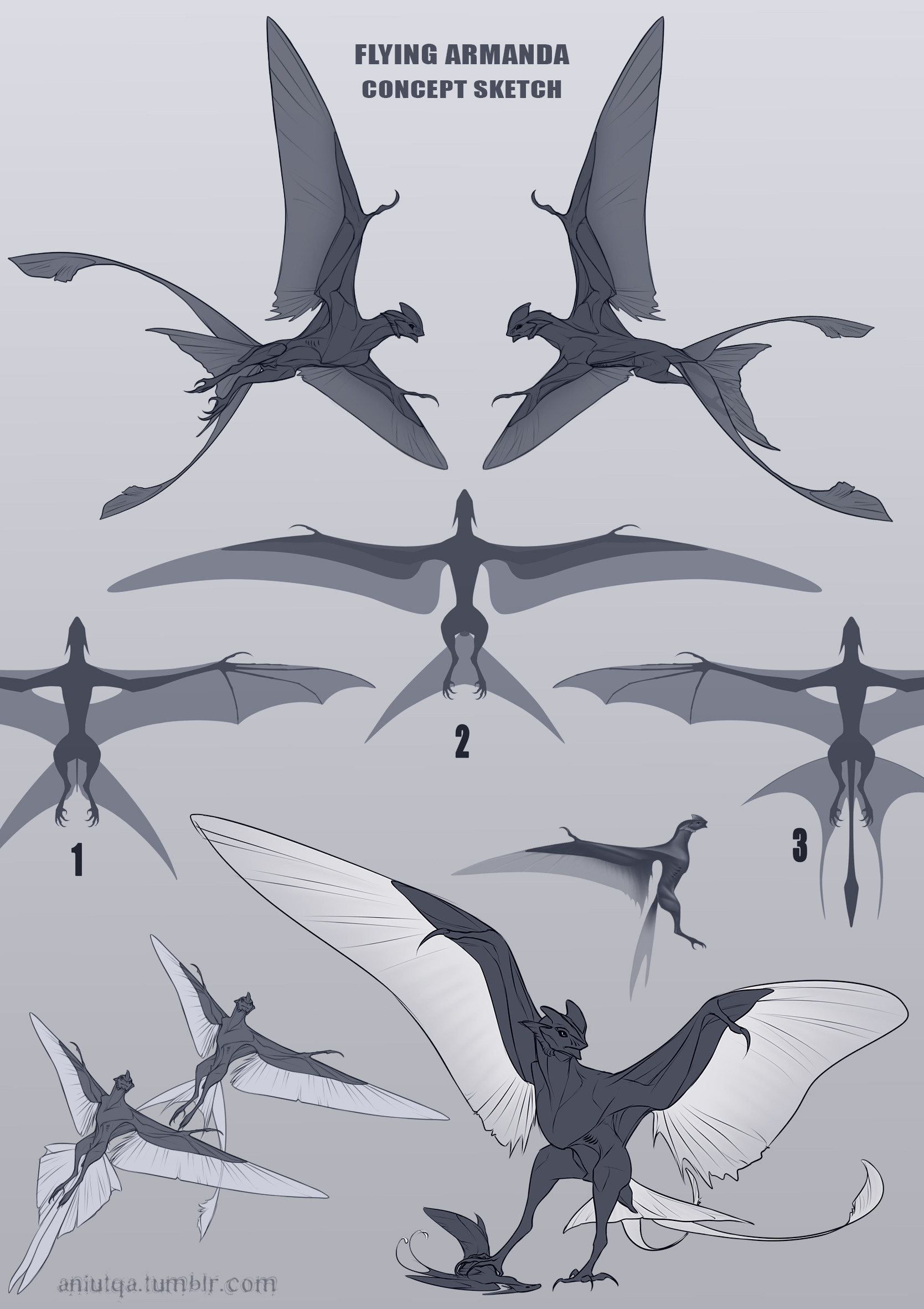 ArtStation - Armanda's wings concepts