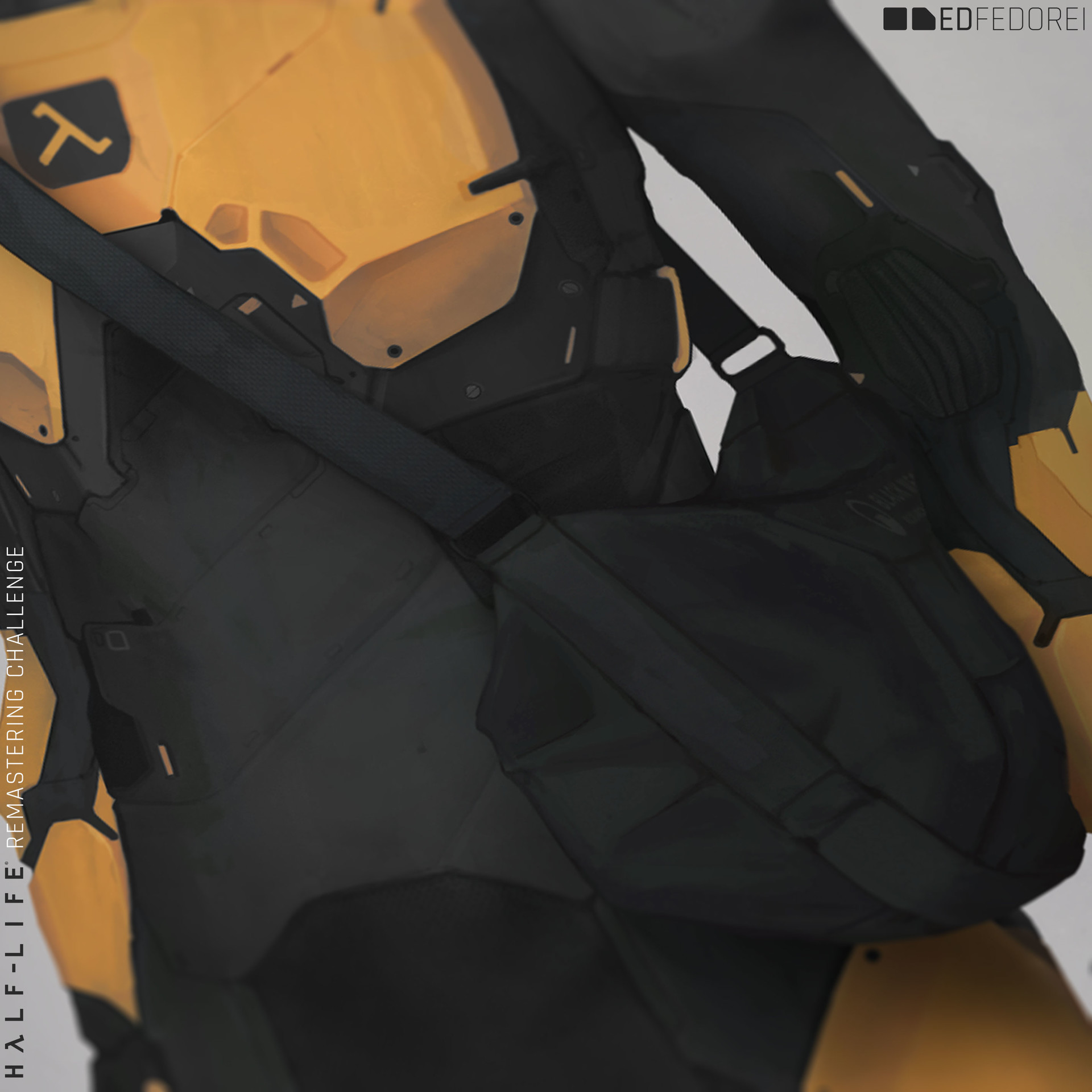 ArtStation - HEV SUIT Half-life Remastering challenge