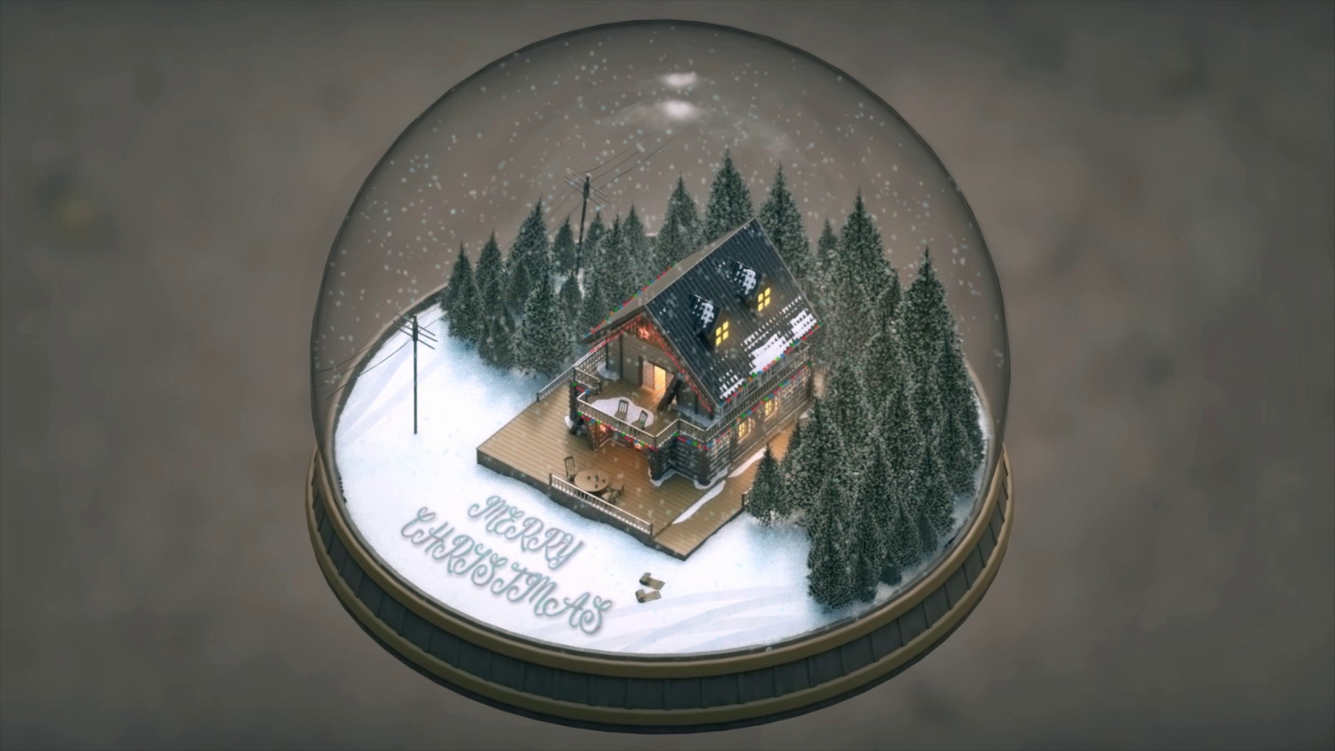 ArtStation - 3D Snow Globe for Christmas