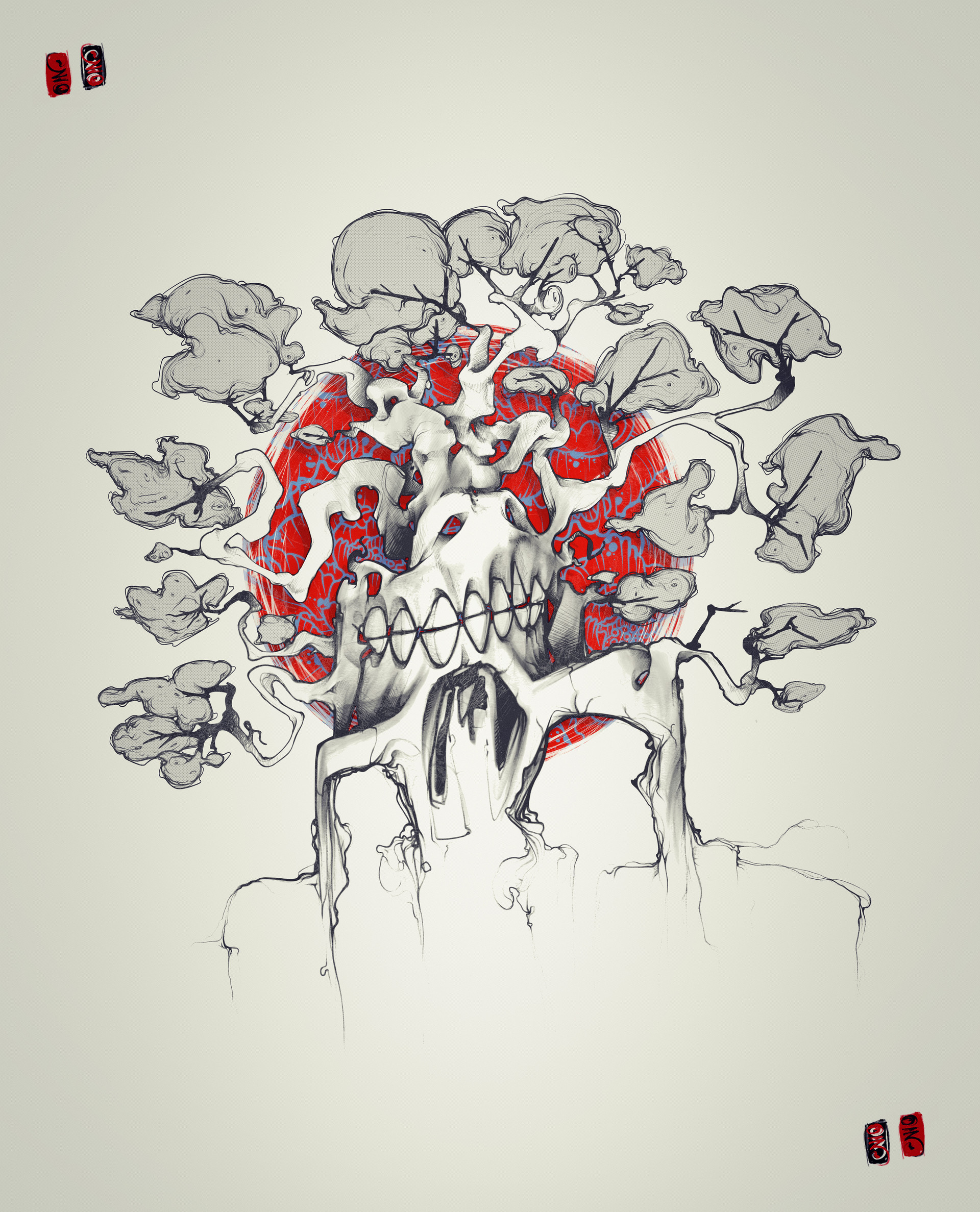 ArtStation - Skull tree