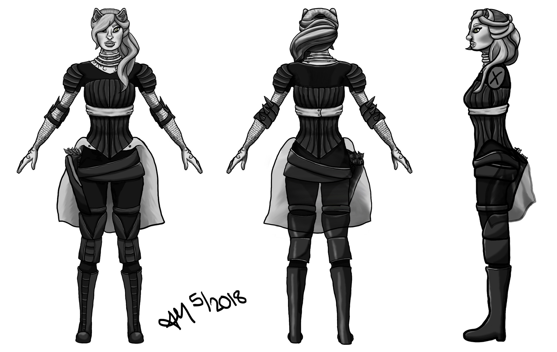 ArtStation - T-Pose Werewolf Warrior