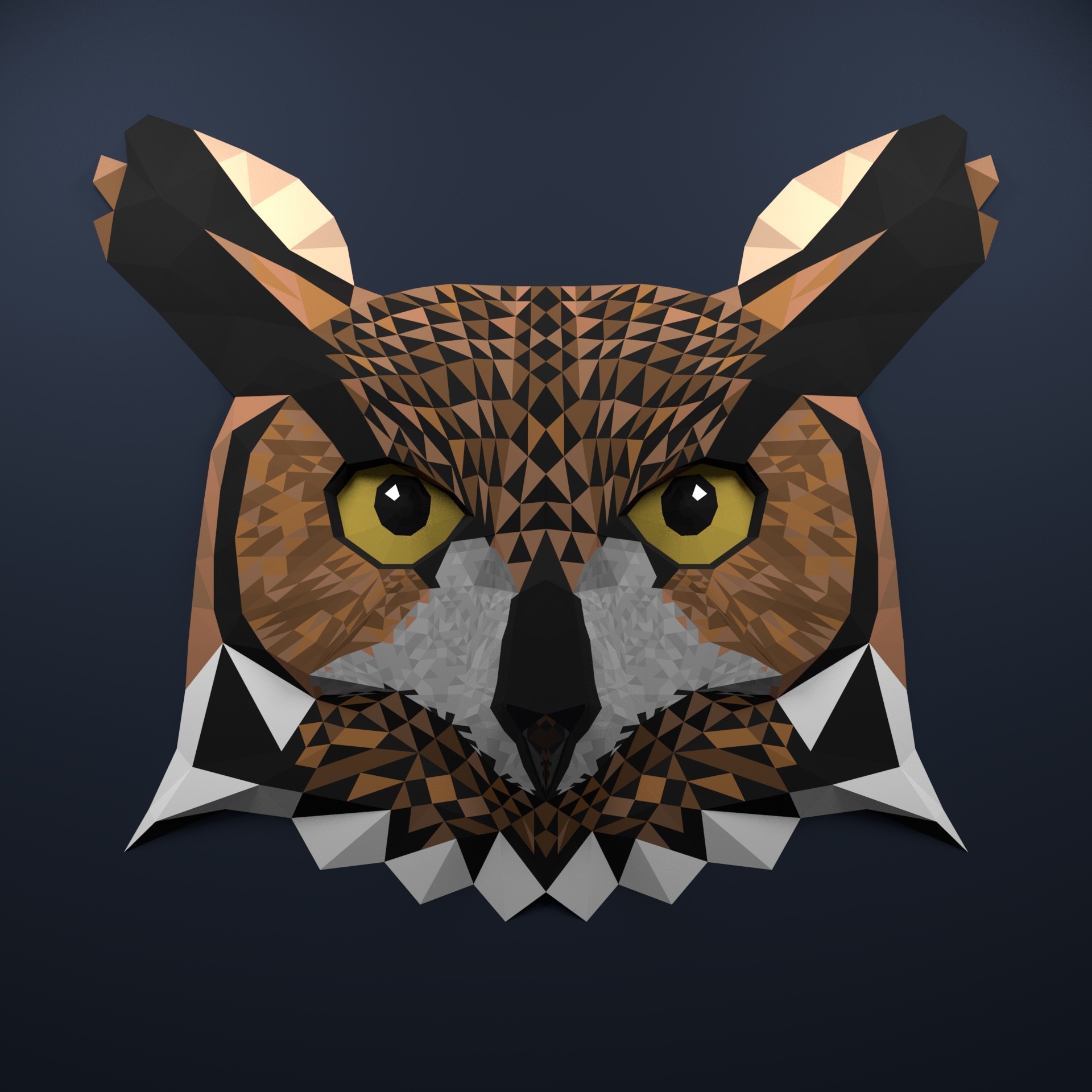 ArtStation - Low-poly owl