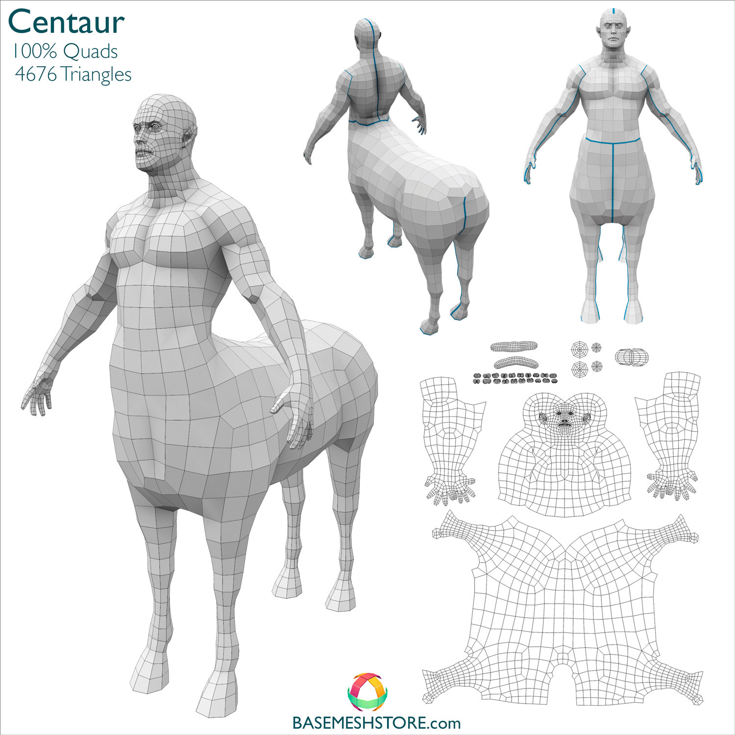 Base Mesh Store - Centaur