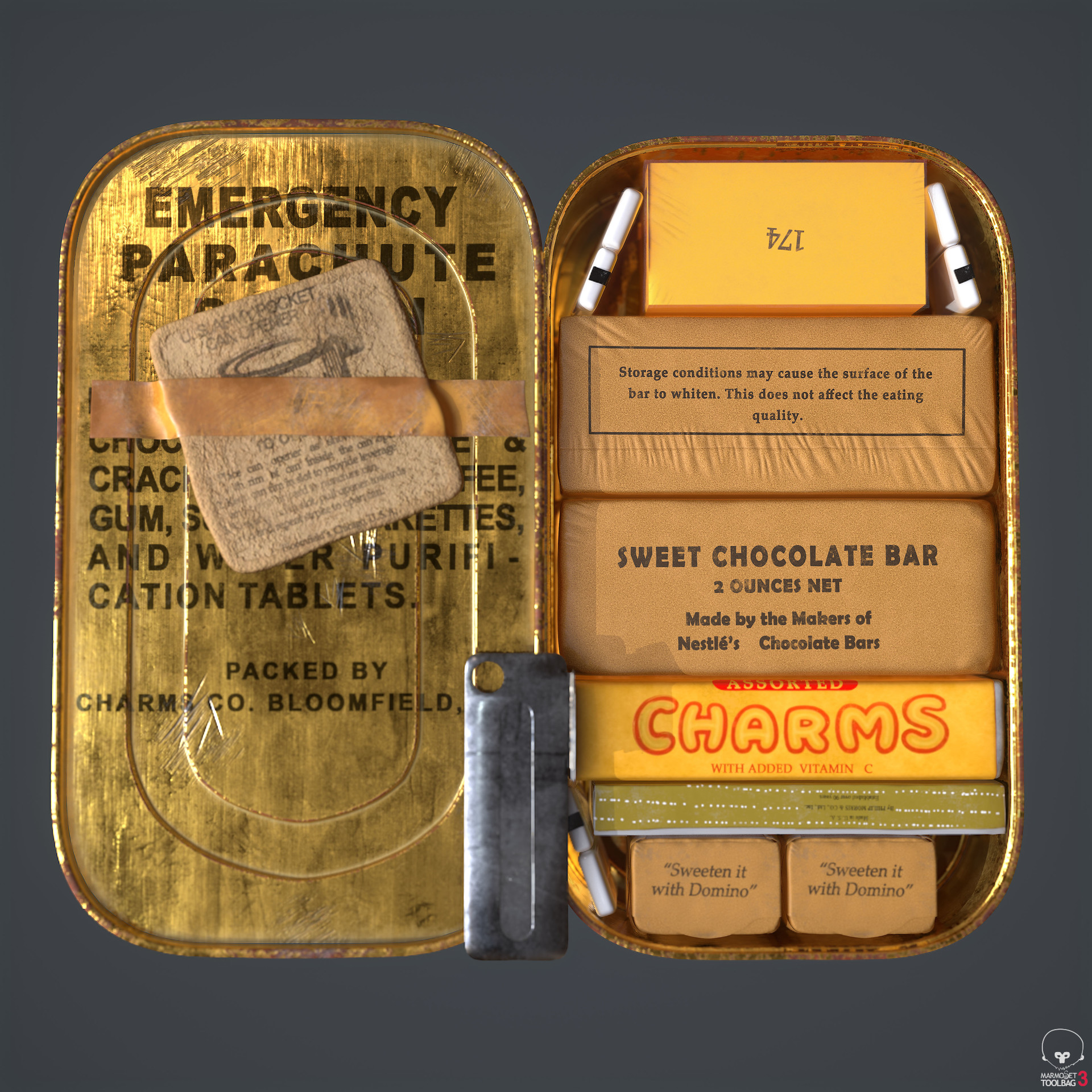 ArtStation - Emergency Parachute Ration