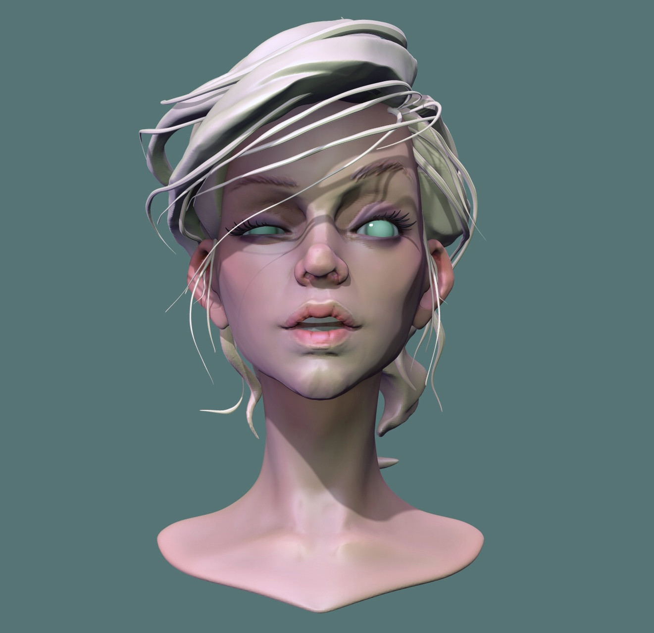 ArtStation - 20181227 girl face
