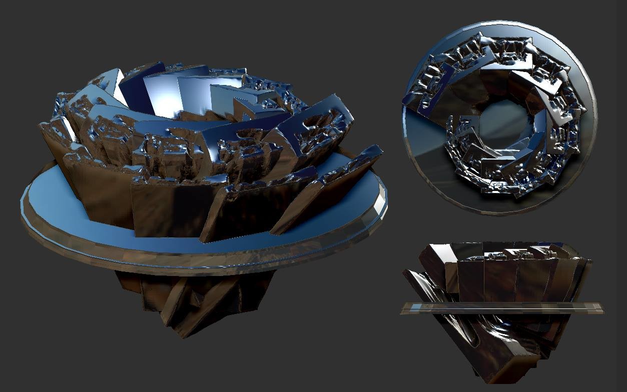 ArtStation - Unidentified Object by ZBrush