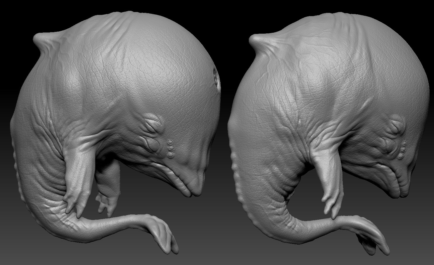 ArtStation - mutant dolphin