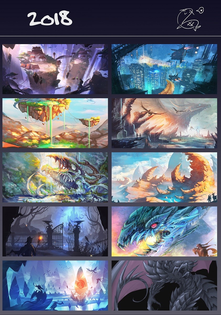 ArtStation - 2018總結 FINAL