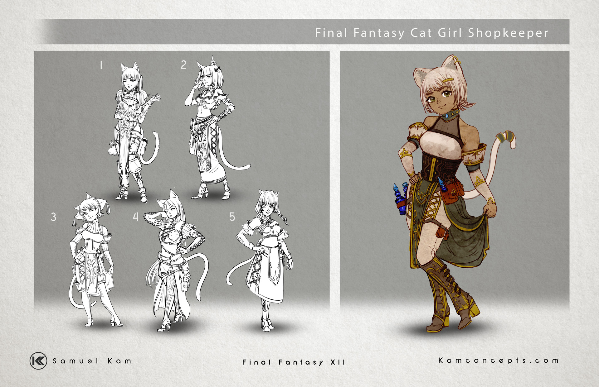 ArtStation - Final Fantasy XII Inspired Character