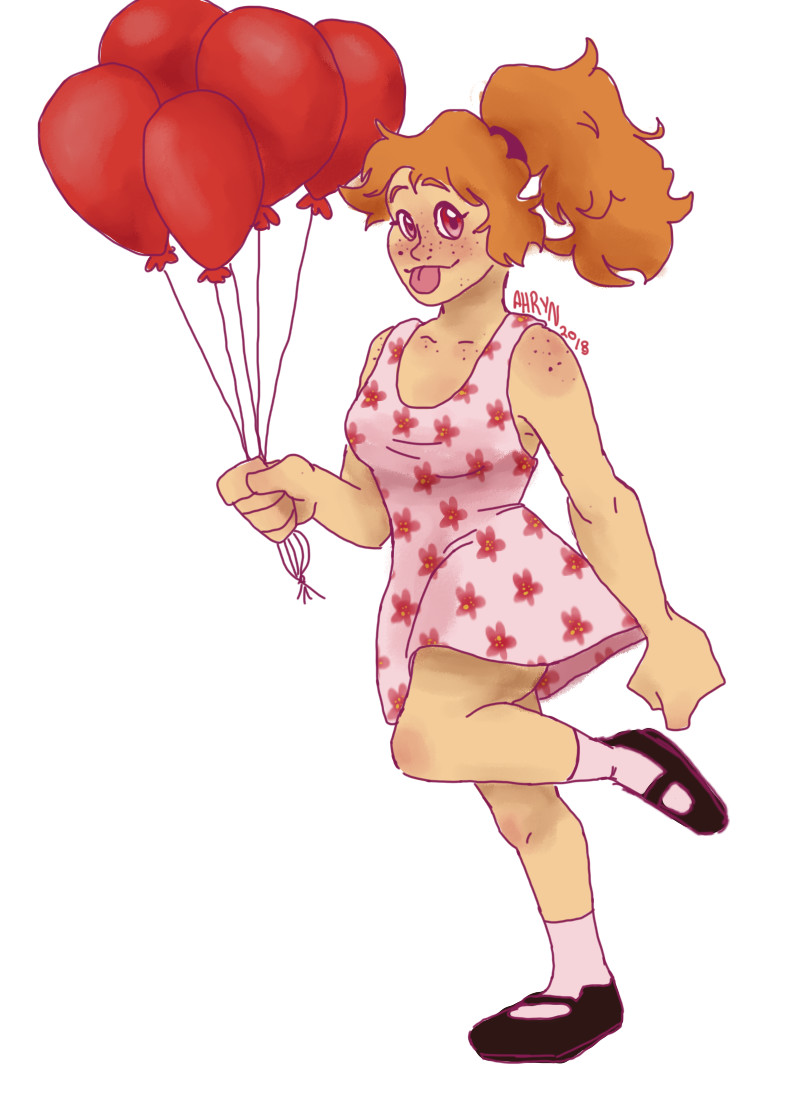 ArtStation - Balloon Girl