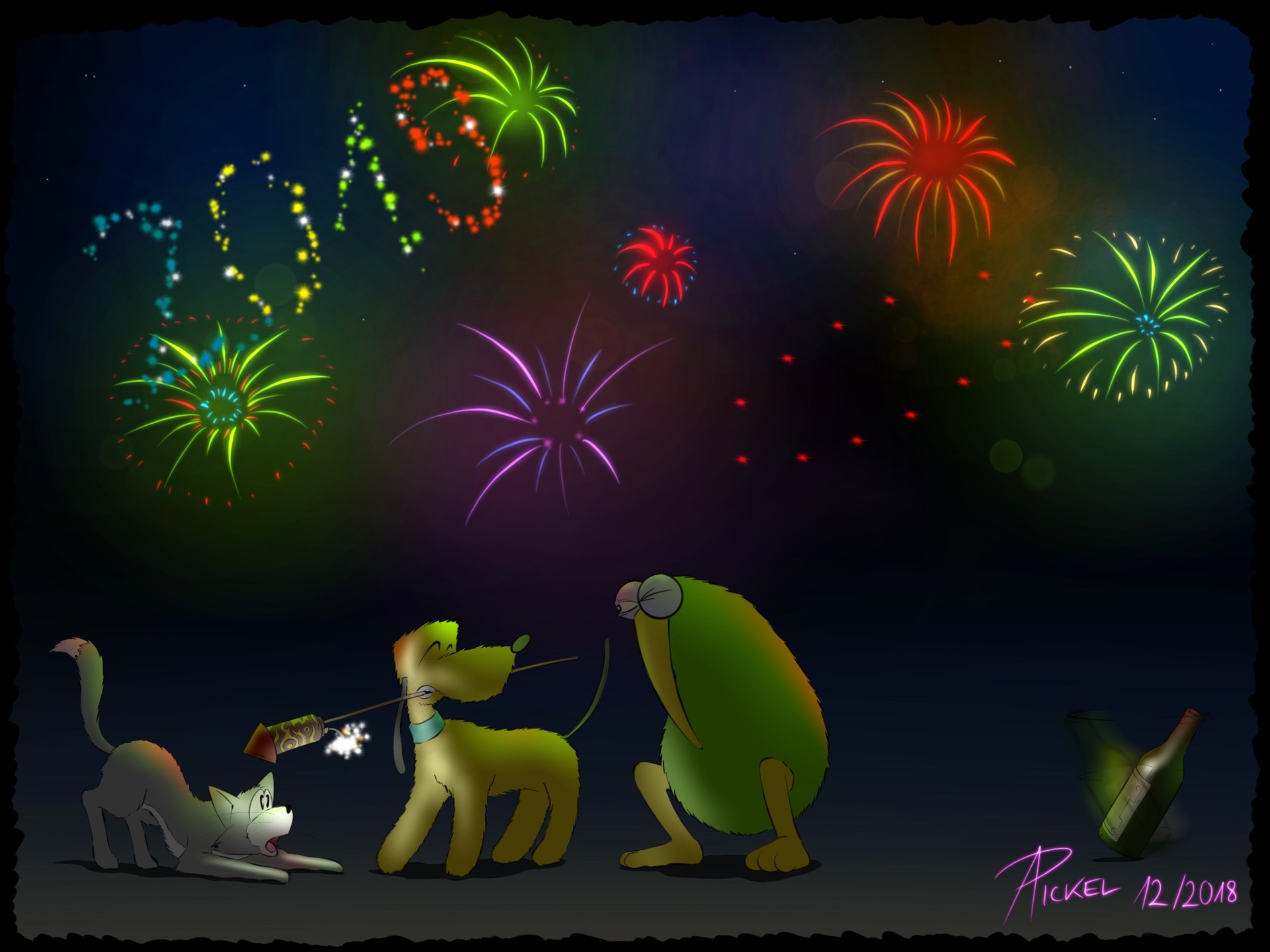 ArtStation - Day 63 - New Year's Eve