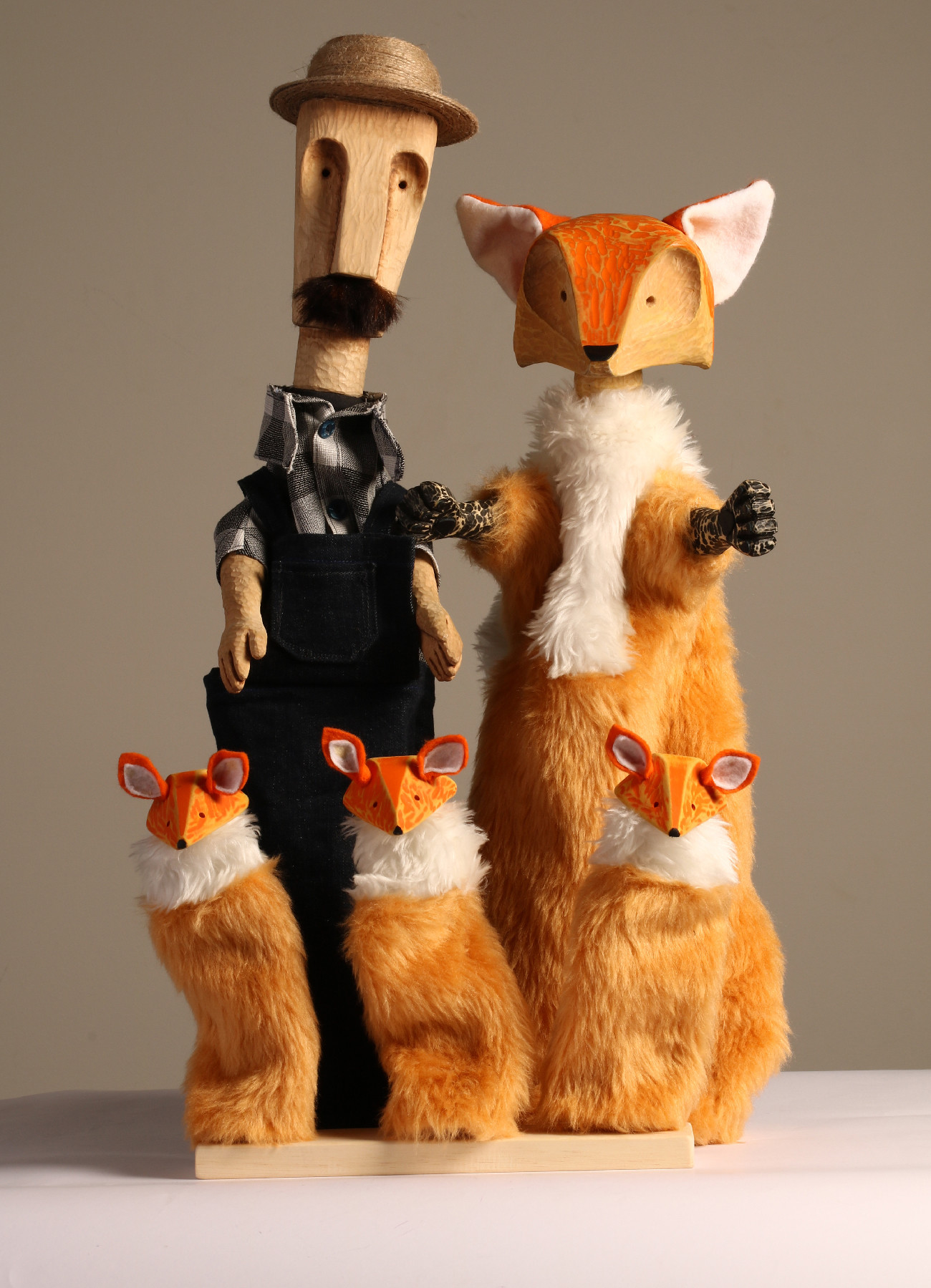 ArtStation - Puppets Grandpa and Fox
