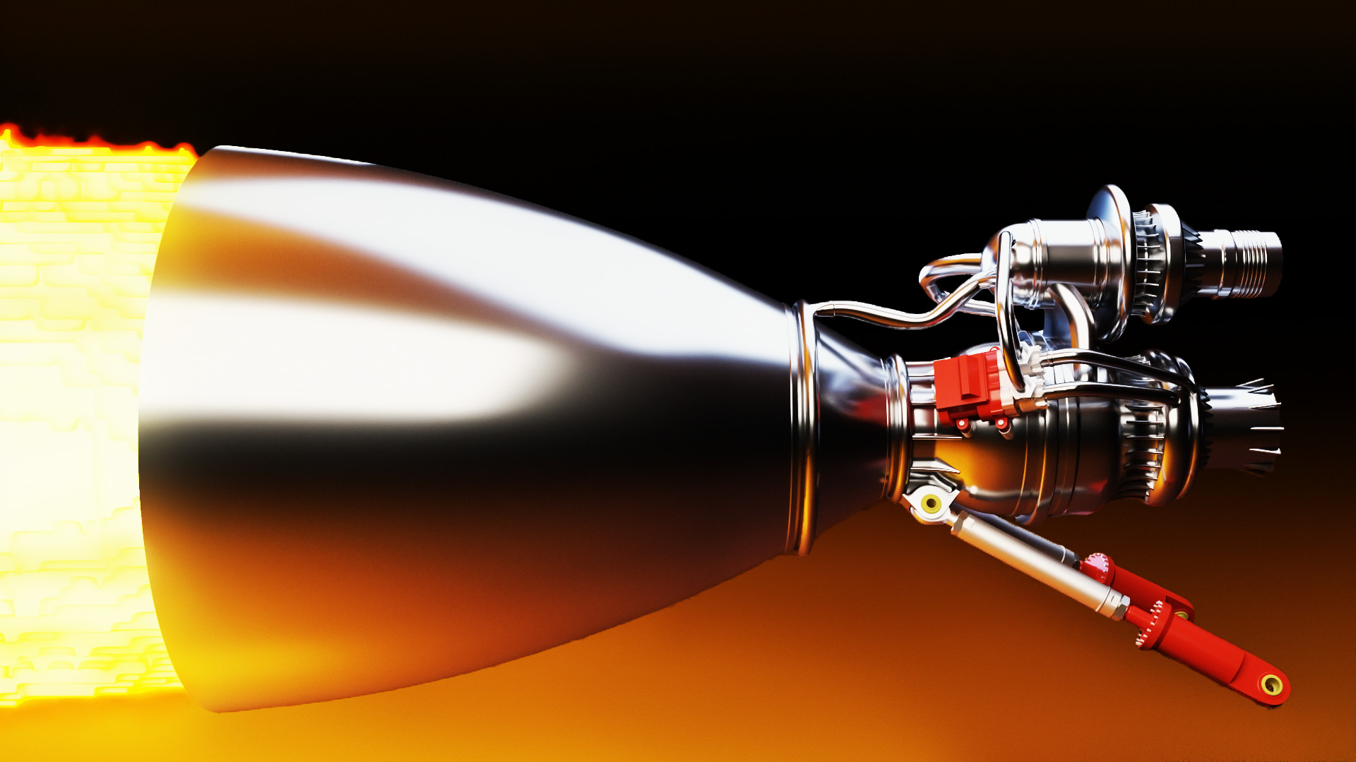 ArtStation - SpaceX Raptor Engine