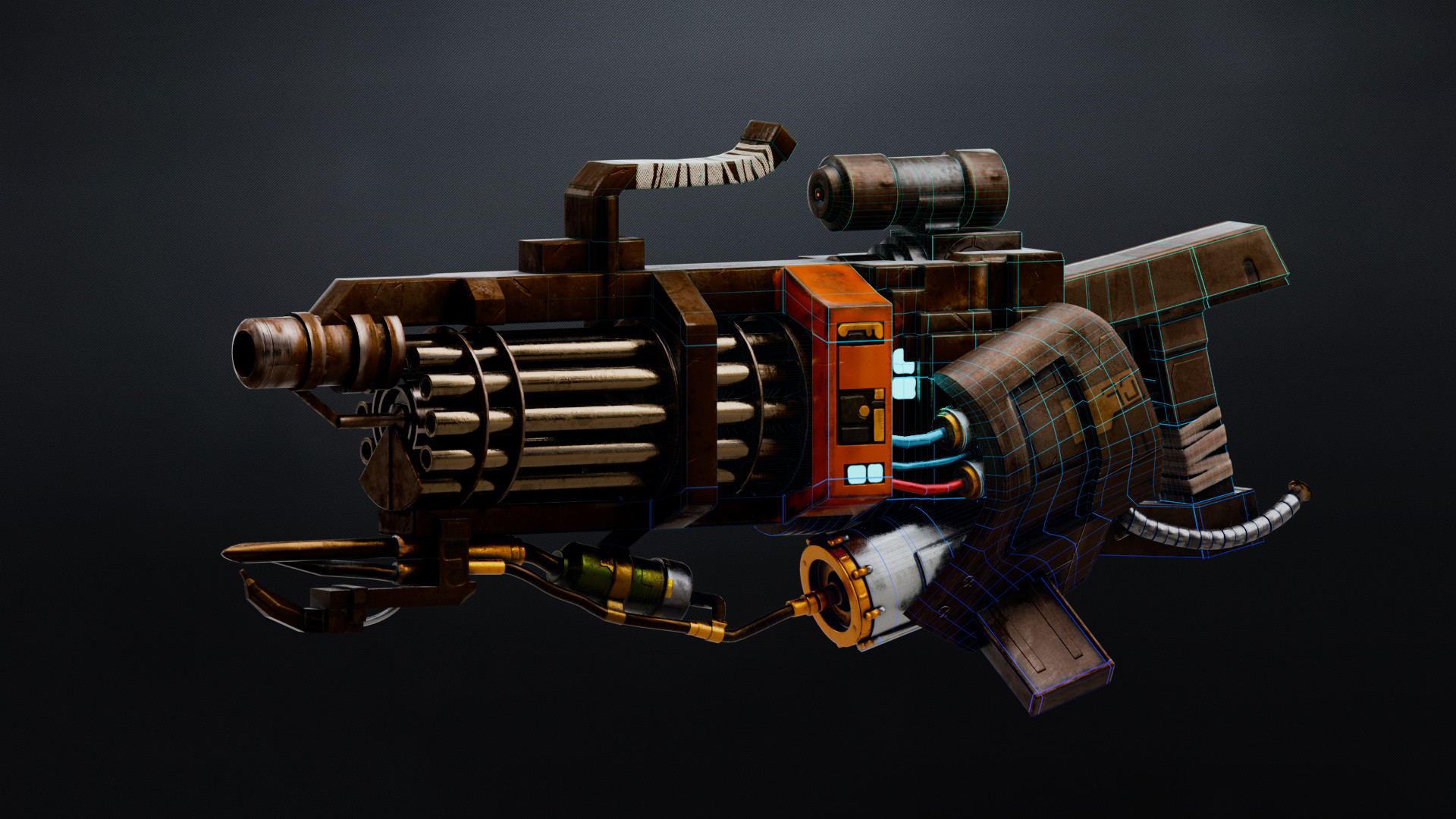 ArtStation - Gatling Gun