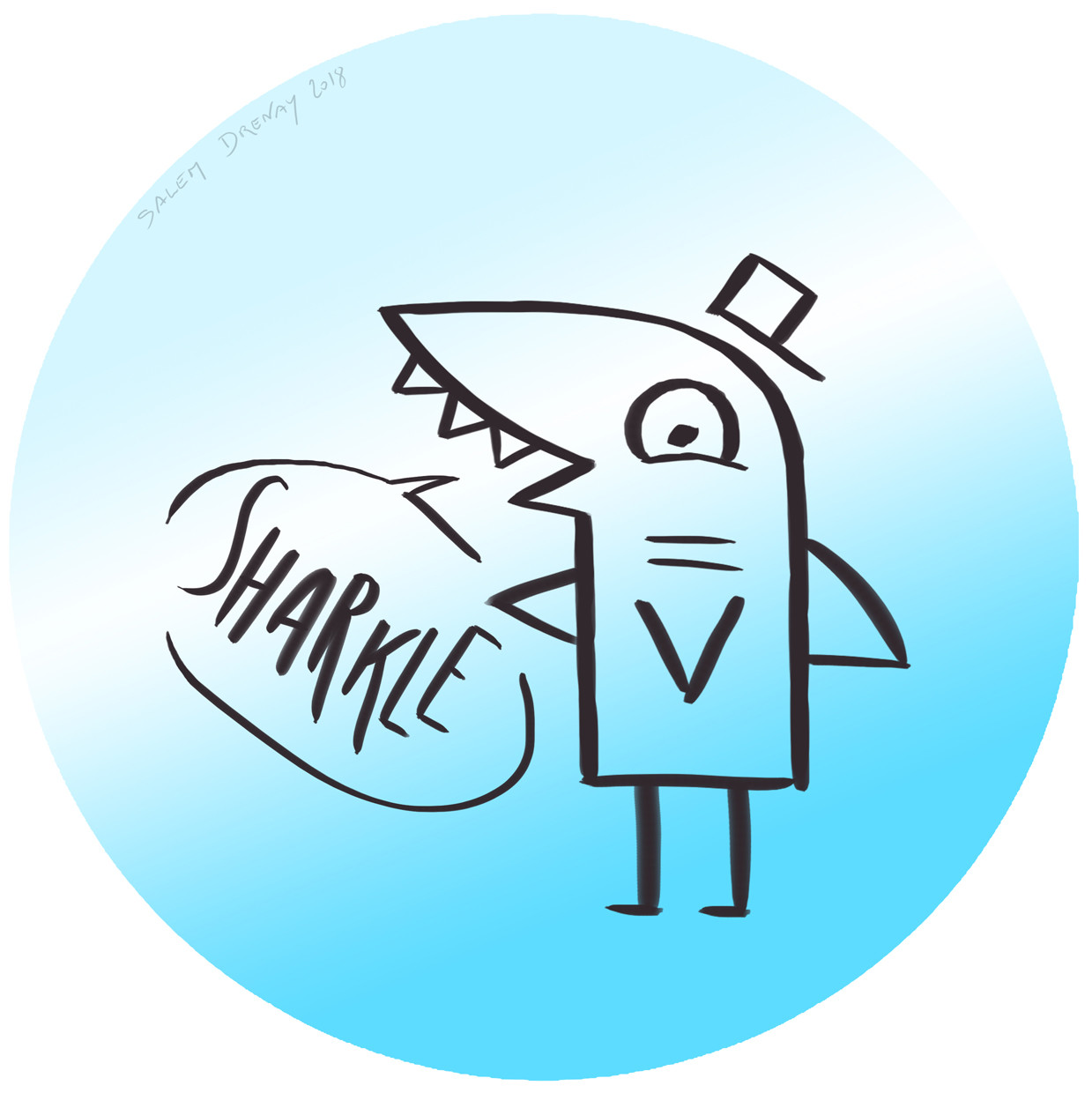 ArtStation - Sharkle (Night in the Woods bonus portrait)