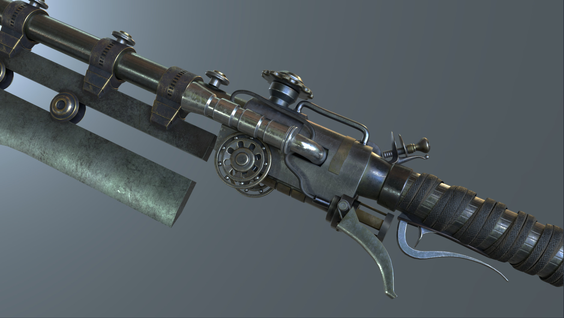 Steampunk Sword Gun